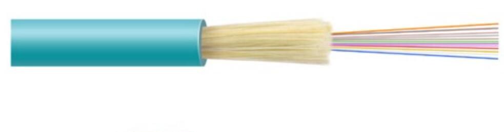 Aramid Fiber Optik Kablo 12 Çekirdek, Cctv PVC Dağıtım Fiber Kablo